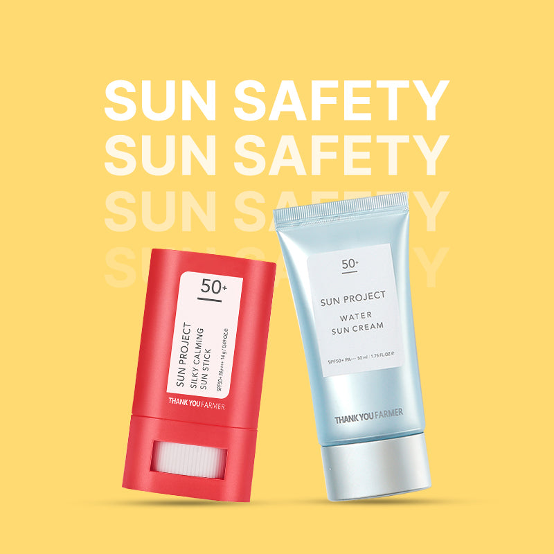 Sun Safety Kit – Thank You Farmer SPF50+ Sun Project Silky Calming ...